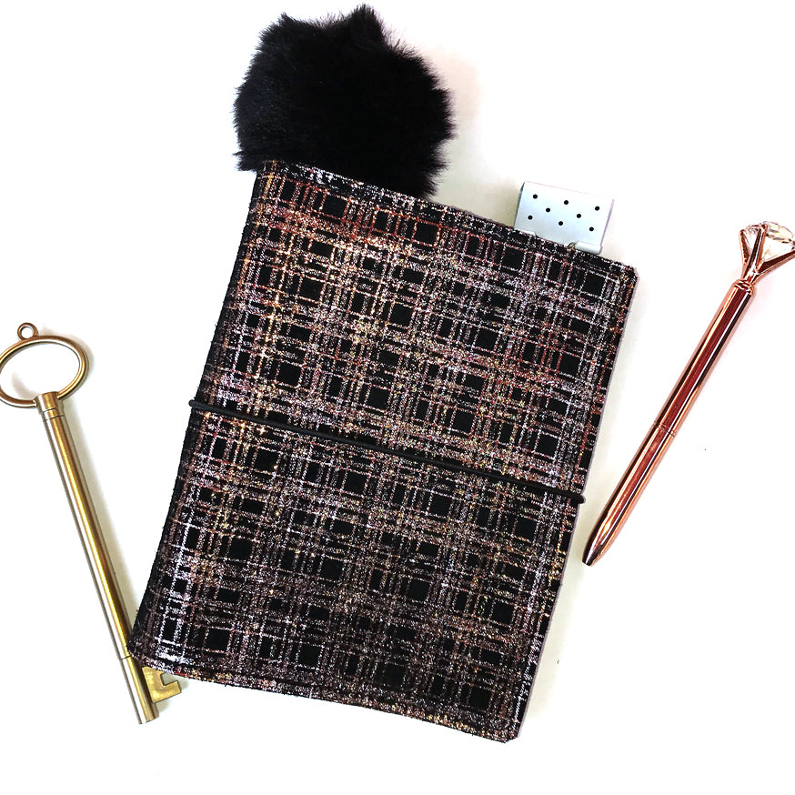 Rose Gold Metallic Plaid – Cardinal Planners